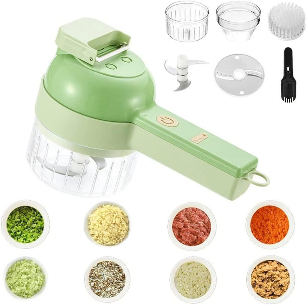 4 in 1 Portable Electric Vegetable Cutter Set – PrimeMart